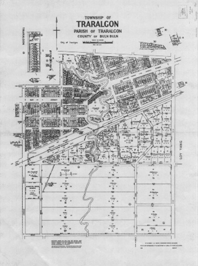 Gallery of Maps of Traralgon - Traralgon & District Historical Society Inc.